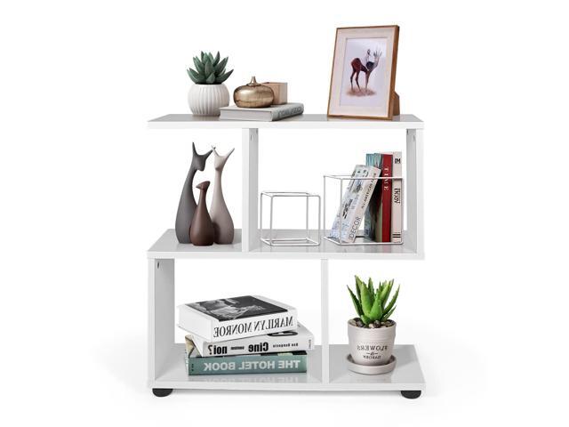 Click here for Giantex 3-Tier Geometric Bookshelf  24 Tall Wood S... prices