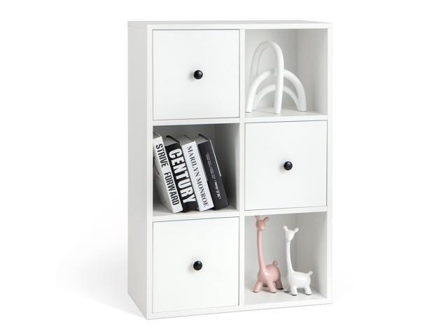 Click here for Giantex 6-Cube Bookcase with Drawers  3-Tier Frees... prices