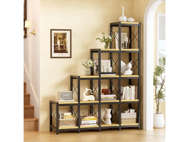 Click here for PAKASEPT 14 Shelves Bookshelf  Ladder Corner Books... prices
