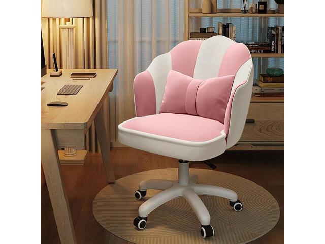 Click here for Petal Desk Chair with Bow Cushion Velvet Vanity Ch... prices