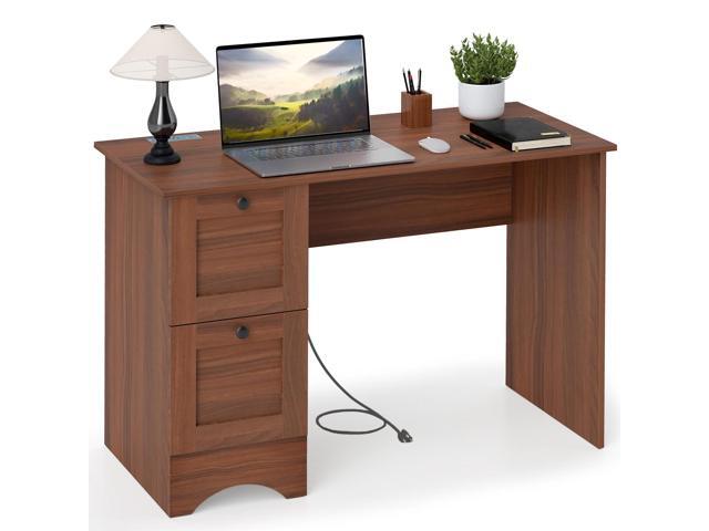 Click here for Vintage Computer Desk with Drawers  Wooden PC Tabl... prices