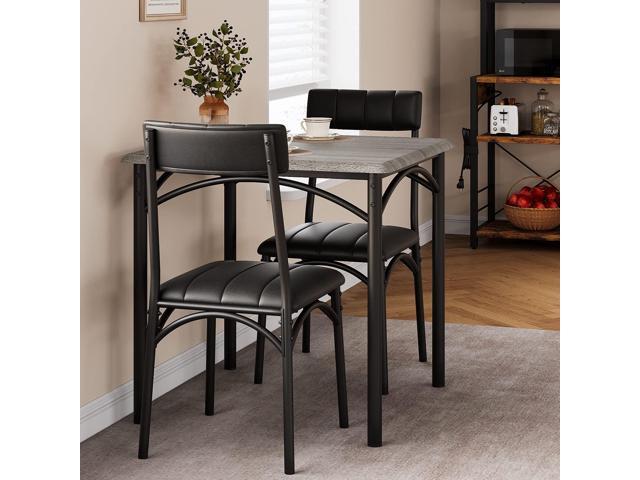 Click here for Amyove Modern Rustic Gray Square Dining Set  29.2... prices