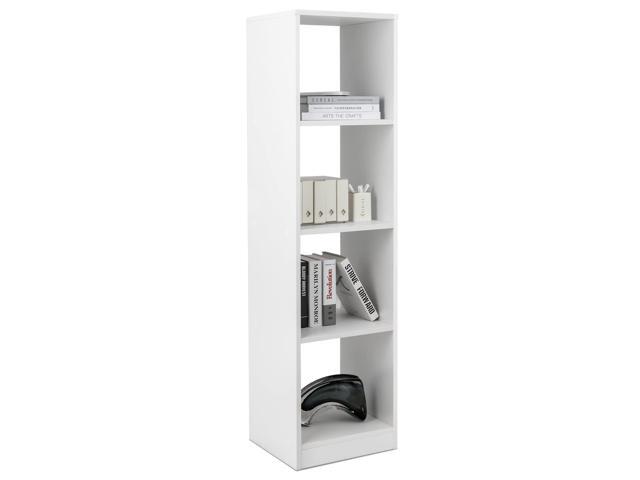 Click here for Giantex 56 Tall 4 Cube Bookcase White - Freestandi... prices