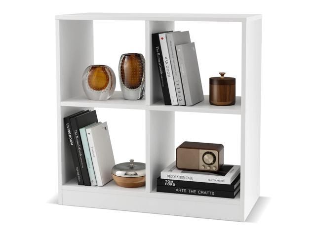 Click here for Giantex 4-Cube Bookcase White - 2-Tier Freestandin... prices