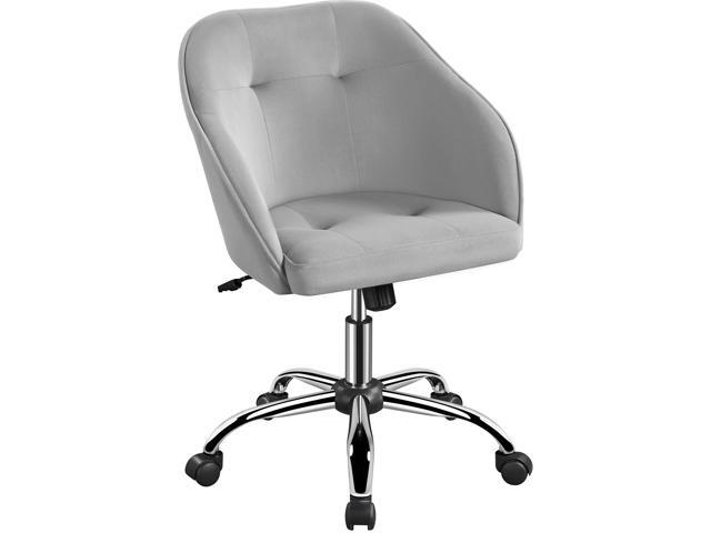 Click here for Yaheetech Velvet Desk Vanity Chair with Wheels Bac... prices
