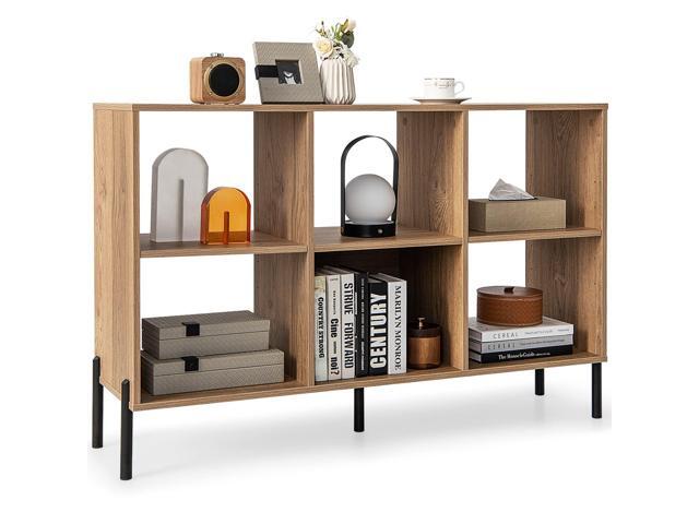 Click here for Giantex 6 Cube Bookcase  3-Tier 47 Long Wood Books... prices