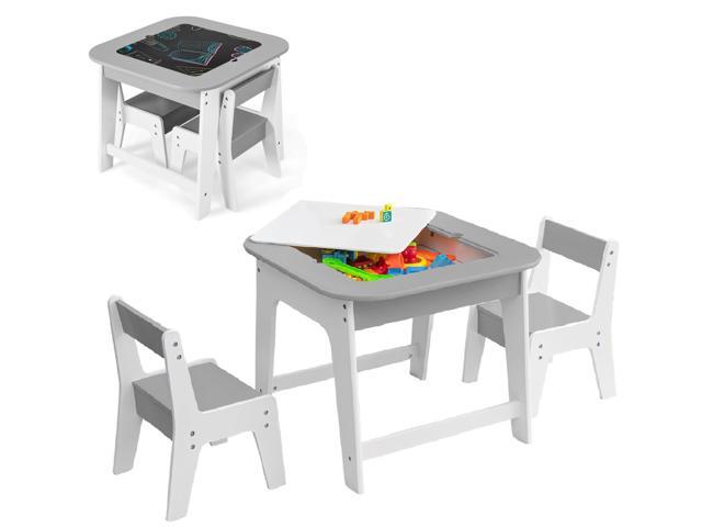 Click here for INFANS Kids Table and Chair Set  3 in 1 Wooden Act... prices