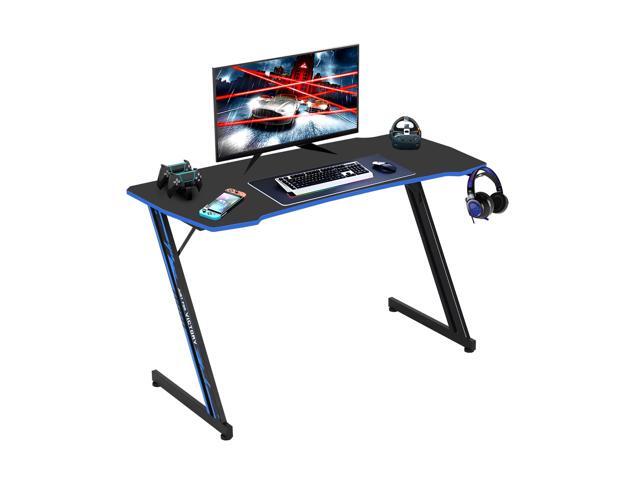 Click here for XXkseh Gaming Desk 47 Inch Z Shaped Computer Table... prices