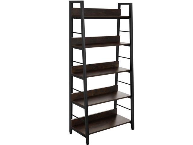 Click here for BATHWA 5 Tier Book Shelf  Rustic Industrial Ladder... prices