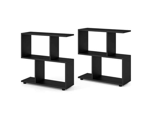 Click here for Giantex 3-Tier Geometric Bookshelf Set of 2  24 Ta... prices
