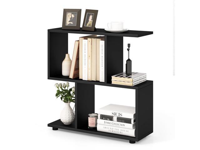 Click here for Giantex 3-Tier Geometric Bookshelf  24 Tall Wood S... prices
