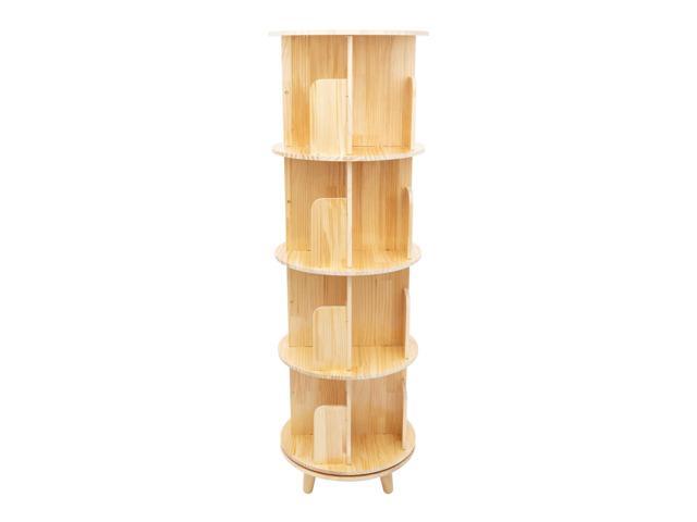 Click here for 4 Tiers Rotating Bookshelf 360 Display Book Shelf... prices