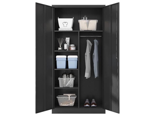 Click here for Yizosh Metal Armoire Wardrobe Closet Cabinet for H... prices