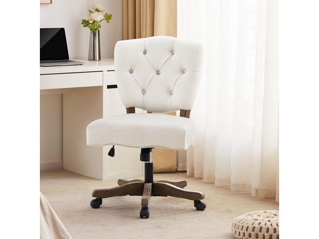 Click here for HUIMO Upholstered Swivel Desk Chair Chenille Tufte... prices