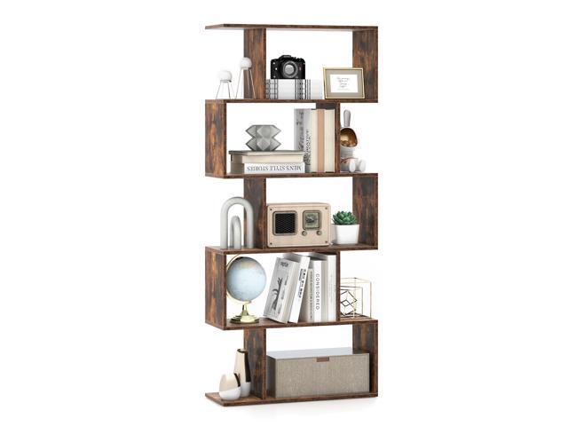 Click here for Giantex 5-Tier Geometric Bookshelf  62.5 Tall Wood... prices