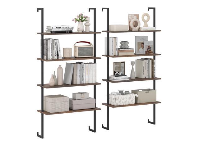 Click here for Giantex 4 Tier Modern Wall Mounted Bookshelf Set o... prices