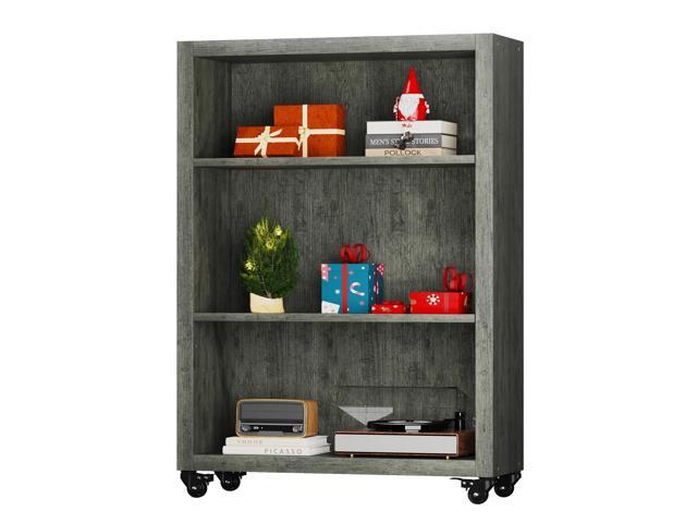 Click here for FUSUNBAO 3-Tier Bookshelf with Wheels Book Storage... prices
