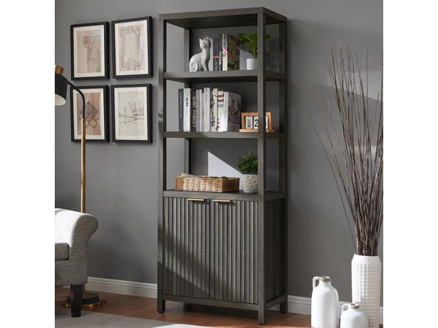 Click here for Oxford Bookshelf  Tall Book Shelf with Doors Cabin... prices