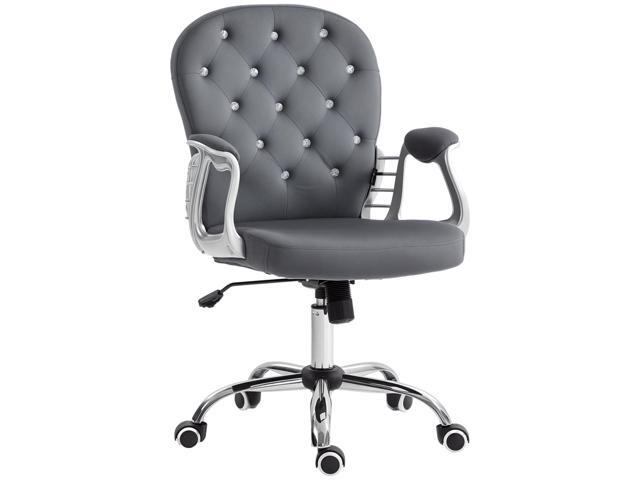 Click here for Vinsetto Velvet Home Office Chair  Button Tufted D... prices