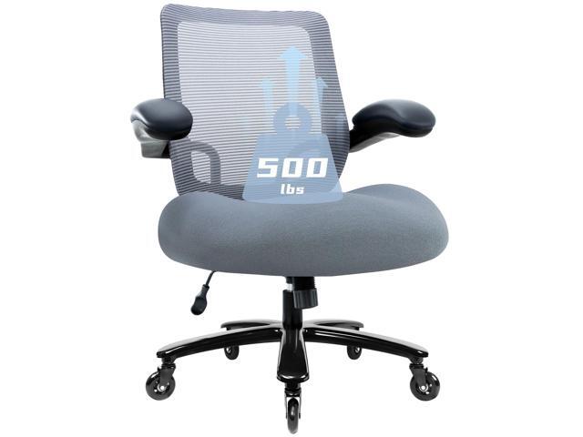 Click here for 500LBS Big and Tall Office Chair with Flip-Up Armr... prices