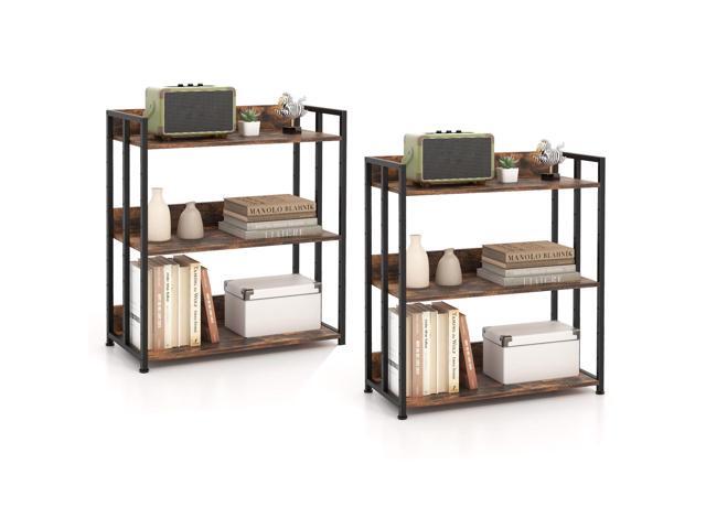 Click here for Giantex 3-Tier Bookshelf Set of 2  Industrial 32 T... prices