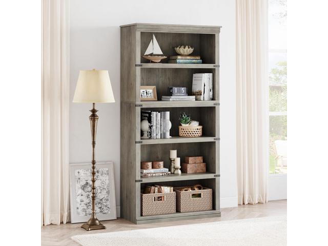 Click here for GAOMON 5 Tier Bookcase  Farmhouse Book Shelf with... prices