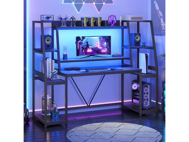 Click here for SEDETA Gaming Desk 65.7 with LED Lights  Hutch and... prices