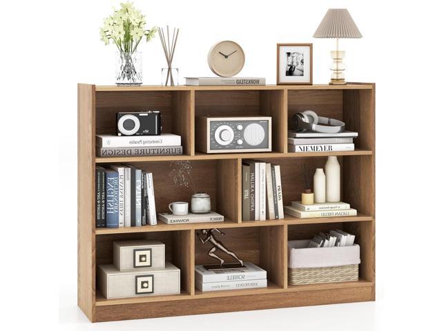 Click here for LDAILY 8 Cube Low Bookcase  3 Shelf Horizontal Boo... prices