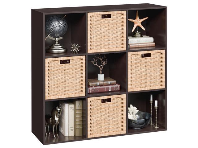 Click here for 9 Cube Storage Organizer Wooden Display Storage Sh... prices