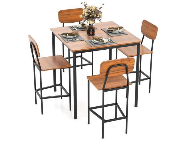 Click here for Tangkula Counter Height Dining Table Set  Bar Tabl... prices