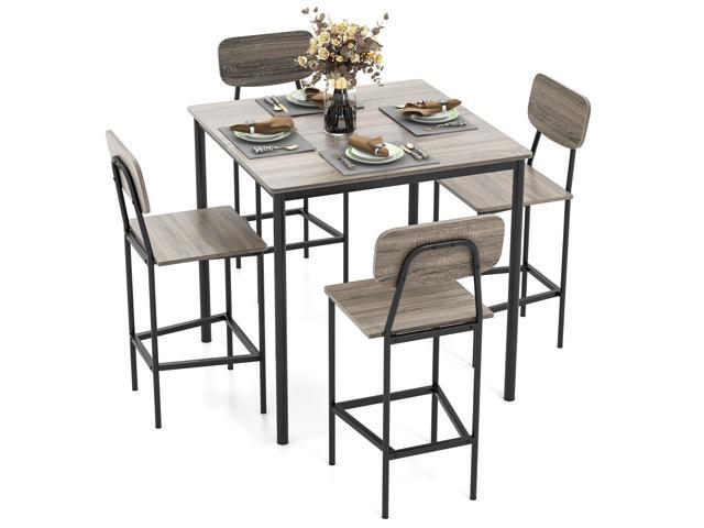 Click here for Tangkula Counter Height Dining Table Set  Bar Tabl... prices