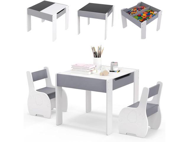 Click here for Costzon Kids Table and Chair Set  4 in 1 Wooden Ac... prices
