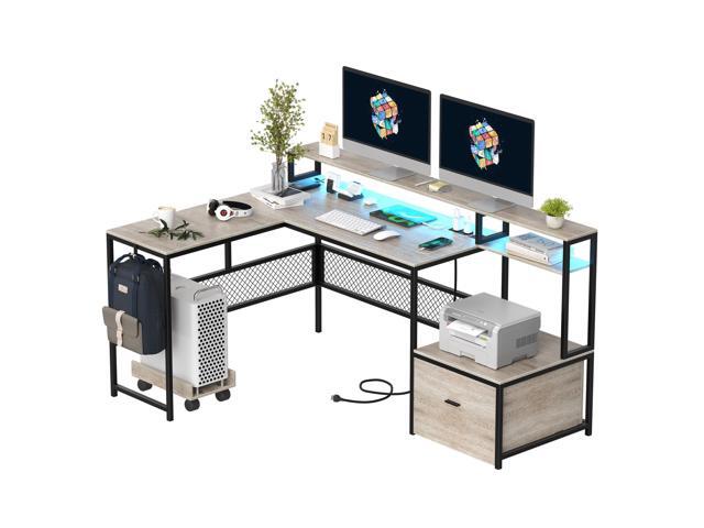 Click here for L Shaped Desk with Drawers  66 Home Office Desk wi... prices