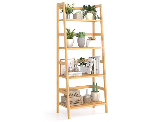 Click here for Giantex 4-Tier Bookshelf  47.5 Bamboo Open Bookcas... prices