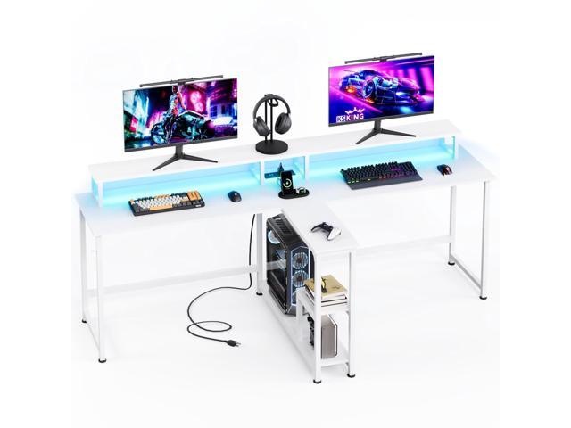 Click here for MUTUN 83.7 Two Person Gaming Desk  Long Computer O... prices