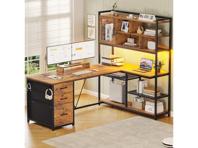 Click here for SEDETA L Shaped Computer Desk  58 Office Desk with... prices
