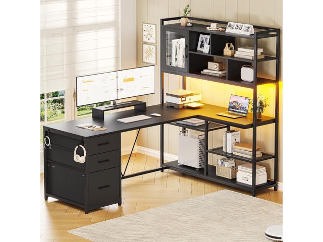 Click here for SEDETA L Shaped Computer Desk  58 Office Desk with... prices