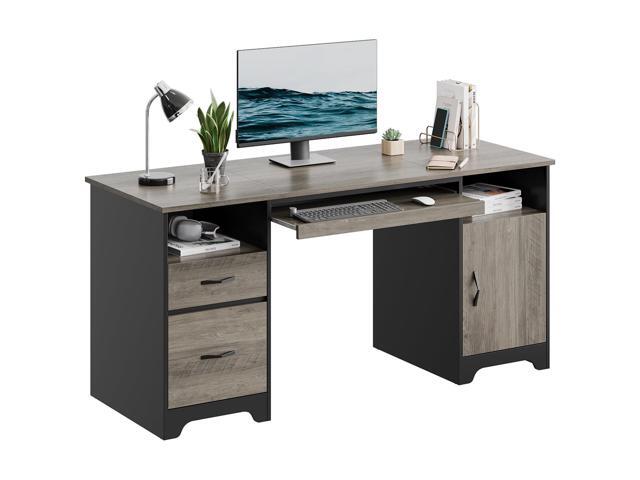 Click here for Bestier 59 Executive Desk with 2 Drawers  Computer... prices