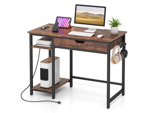 Click here for Giantex Computer Desk with Drawers and Power Outle... prices