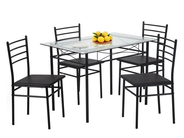 Click here for PayLessHere Kitchen Dining Room Table and Chairs S... prices