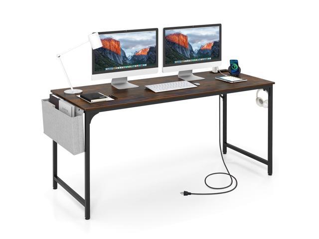 Click here for Tangkula 60 Large Computer Desk with Charging Stat... prices