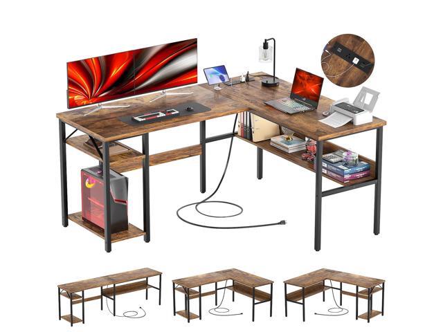 Click here for Reversible L Shaped Computer Desk with Power Outle... prices