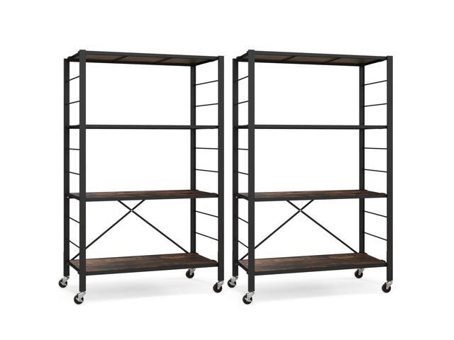 Click here for Giantex 4-Tier Folding Storage Shelf of 2  Collaps... prices