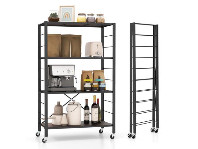 Click here for GOFLAME 4-Tier Folding Bookshelf  Freestanding DIY... prices