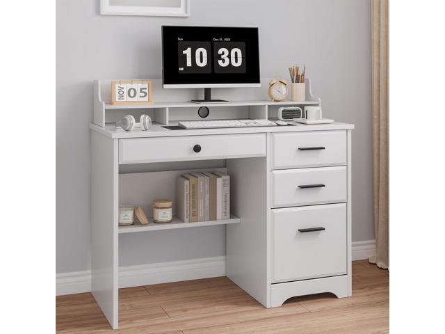 Click here for White Desk with Drawers  Small Computer Desk with... prices