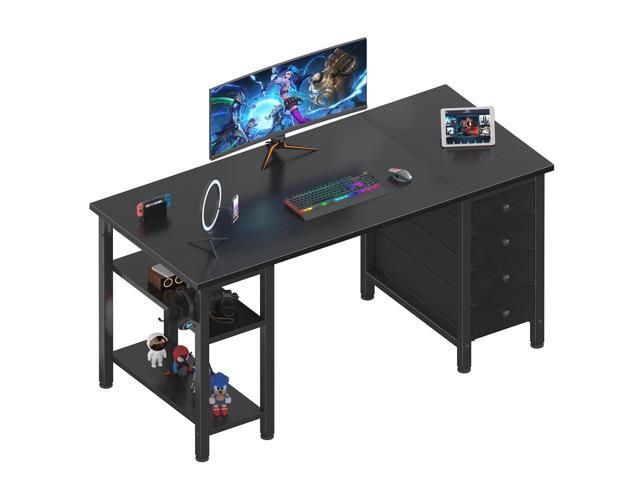 Click here for Lufeiya Gaming Desk with 4 Fabric Drawers & Storag... prices
