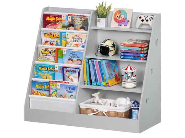 Click here for Lerliuo 4 Tier Kids Bookshelf and Storage Organize... prices