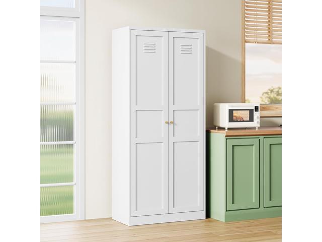 Click here for MIIIKO Metal Pantry Cabinet  Utility Storage Cabin... prices