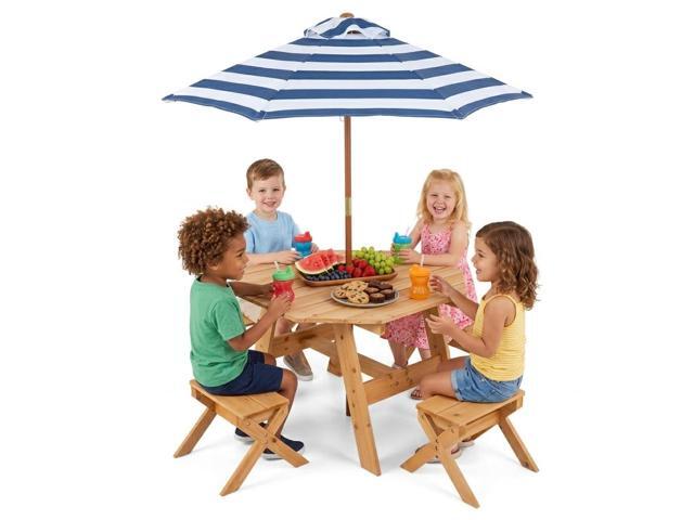 Click here for Costzon Kids Picnic Table  Fir Wood Octagon Kids T... prices