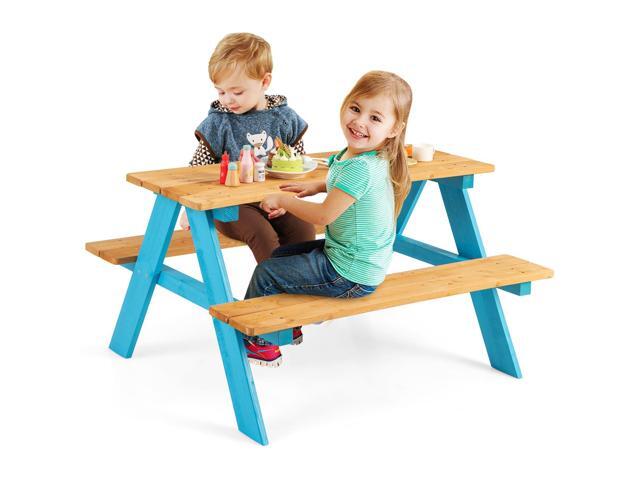 Click here for Costzon Kids Picnic Table  Fir Wood Childrens Acti... prices